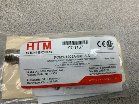 Htm Inductive Proximity Sensor Flowautomech