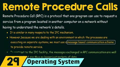 Remote Procedure Calls Rpc Youtube