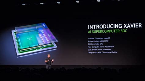 Nvidia Unveils Xavier Ai Soc For Self Driving Cars