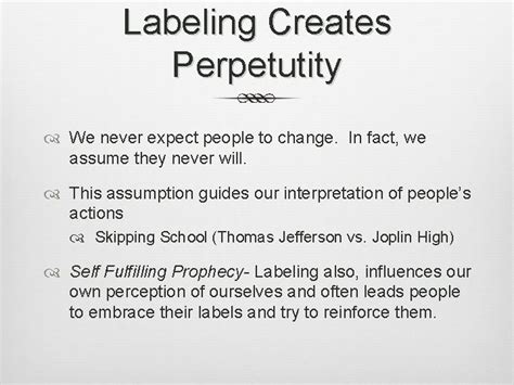 Labeling Theory Symbolic Interactionist Analysis Of Deviance Labeling