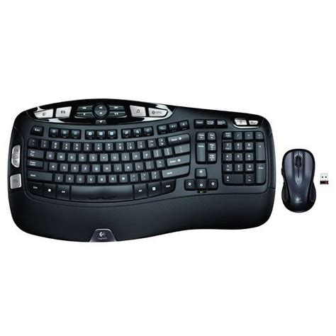 Logitech Mk550 Ergonomic Wireless Wave Keyboard And Mouse Combo With