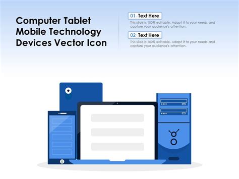Computer Tablet Mobile Technology Devices Vector Icon Ppt PowerPoint Presentation Gallery