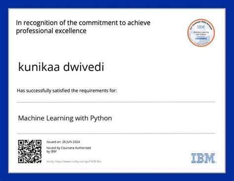 kunikaa dwivedi on linkedin machinelearning python ibm coursera professionalexcellence…
