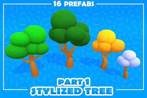 Stylized Tree Part 1 3d Trees Unity Asset Store