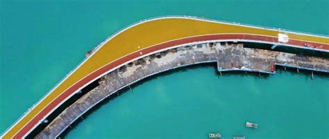 北海黄金北岸海上栈桥临时开放通行啦 海景 建设 海钓