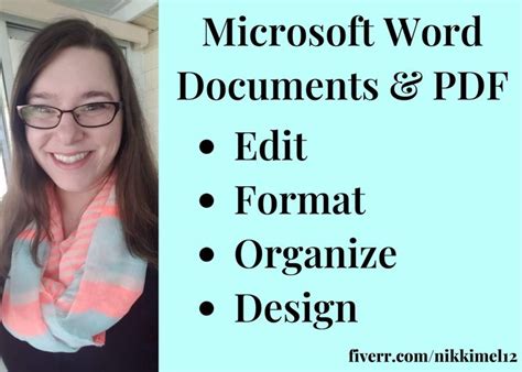 Nikkimel12 I Will Edit Format Organize And Design Your Microsoft
