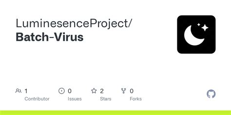 Github Luminesenceprojectbatch Virus