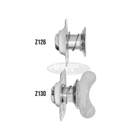 Dzus Fastener Buttons Steel Midnight 4x4