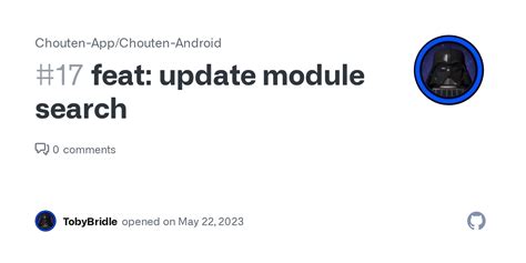 Feat Update Module Search · Issue 17 · Chouten Appchouten Android