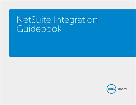 Netsuite Integration Guidebook Boomi