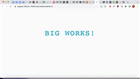 Web Container Compiles Fine But Then Just Spins On Startup Issue Stackblitz