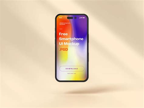 Psd Smartphone Ui Mockup Free Free Mockup