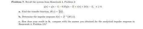 solved problem 7 recall the system from homework 4 problem