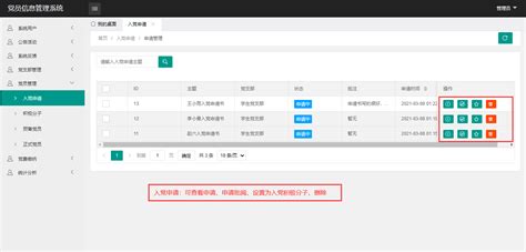 2021全新版ssm高校党员管理系统 代码 当牛作码