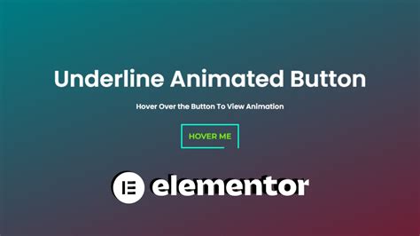 How To Add Underline Animated Button In Elementor 2022 Wordpress Tutorial 2022 Youtube