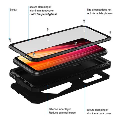 Phone Case For Xiaomi Mi Redmi Note 8 Pro 9 Pro 9s Shockproof Cover