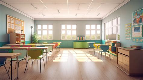 빈 교실 인테리어 3d 렌더링 학교 시즌 준비 학교 의자 교실 학교 교실 배경 일러스트 및 사진 무료 다운로드 Pngtree