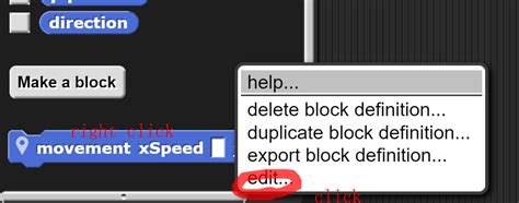 How To Define Like This User Did In Scratch But In Snap Snap Editor