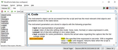 Script For Waveforms Protocol And Filtering Some Characters Test And