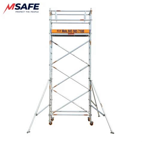 Silver Single Width Aluminium Scaffolding At Piece In Mumbai ID