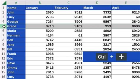 Shortcut Key To Insert Rows In Excel