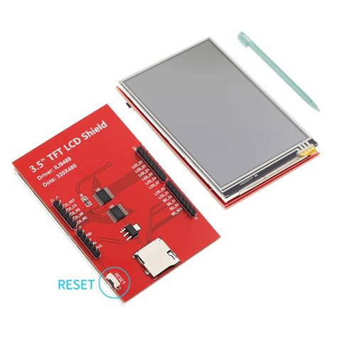 jual lcd tft display 3 5 480 320pixel touch screen for arduino