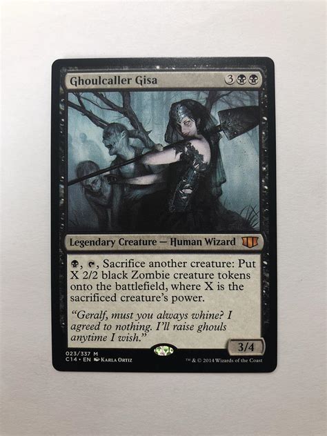 Ghoulcaller Gisa C14 Magic The Gathering Proxy Mtg Cards Top Quality