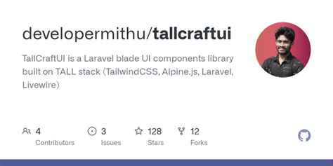 Mithu Das On Linkedin Github Developermithutallcraftui Tallcraftui