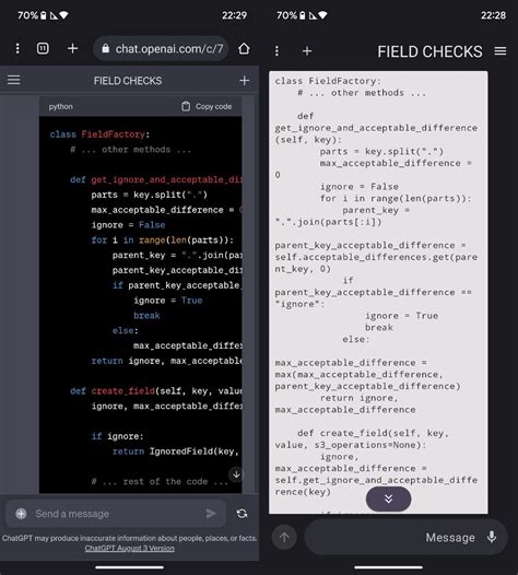 Chatgpt App Has Really Bad Visual Code Blocks Compared To The Web R