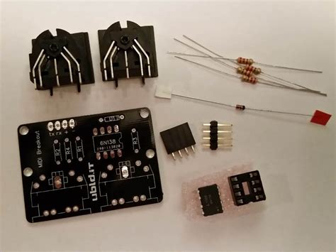 Midi Breakout Board Ubldit Truerng And Electronic Kits
