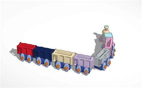 3d Design Train Tinkercad