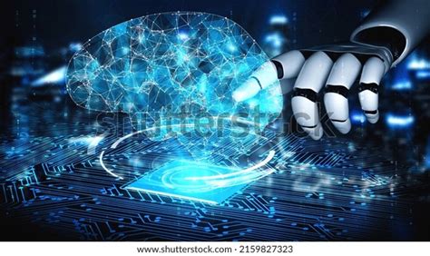 Futuristic Robot Artificial Intelligence Enlightening Ai 库存插图 2159827323 Shutterstock