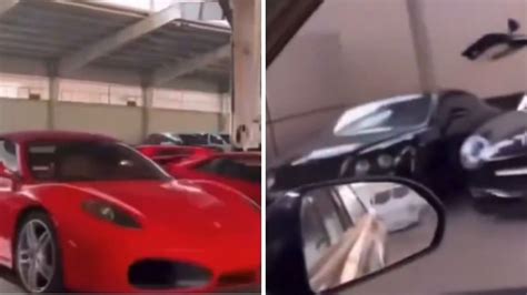 Video Shows Bashar Al Assads Luxurious Car Collection In Damascus