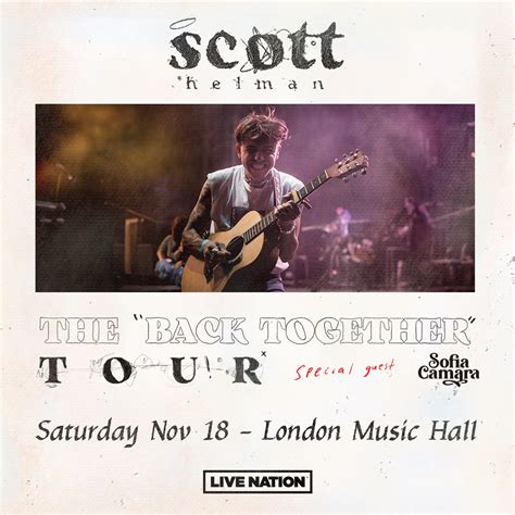 Scott Helman The Back Together Tour London Music Hall