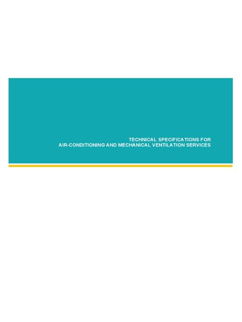 Caas Technical Spec Acmv Pdf Pipe Fluid Conveyance Welding