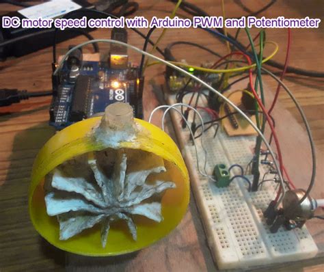 Dc Motor Speed Control With Arduino Pwm And Potentiometer Ee Diary