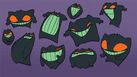 Gengar Doodles By Mourninghat On Newgrounds