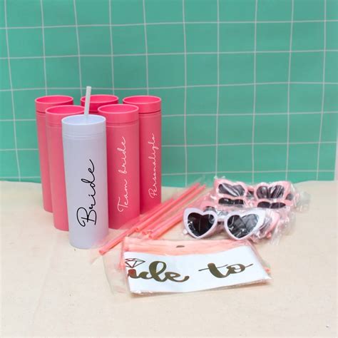 Kit 7 Despedida De Soltera Team Bride Present Box