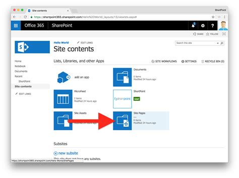 add your first shortpoint design element to classic page shortpoint support