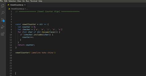 Solving The Vowel Counter Algorithm By Jam Medium