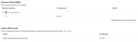 iot private endpoint not reachable from vm microsoft qanda