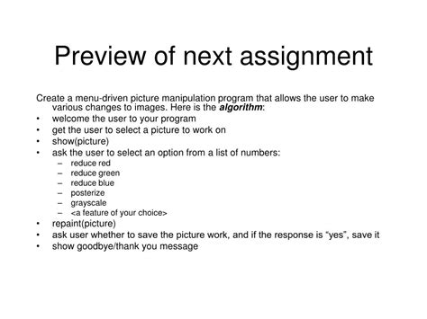 Ppt Python Modifying Pictures Using Loops Powerpoint Presentation