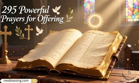 295 Powerful Prayers For Offering With Bible Verses