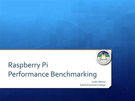 Ppt Raspberry Pi Performance Benchmarking Powerpoint Presentation