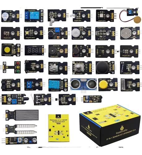 kit de sensores para arduino y raspberry pi 37 módulos stem cuotas