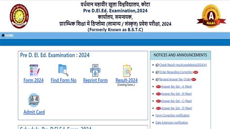 Rajasthan Bstc Pre Deled Result 2024 Link Soon At Check Scorecard Here