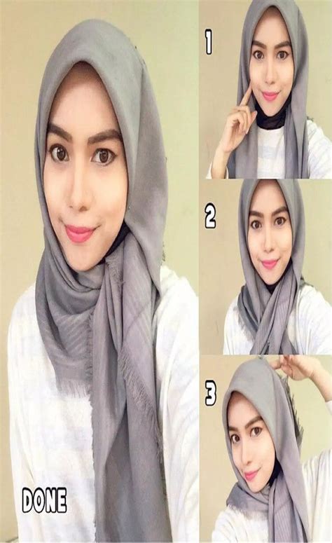 Tutorial Hijab Simple