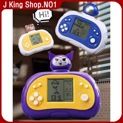 J King New Hot Tetris Console Fidget Bubble Electric Pop It Pro Game Light Antistress Toys