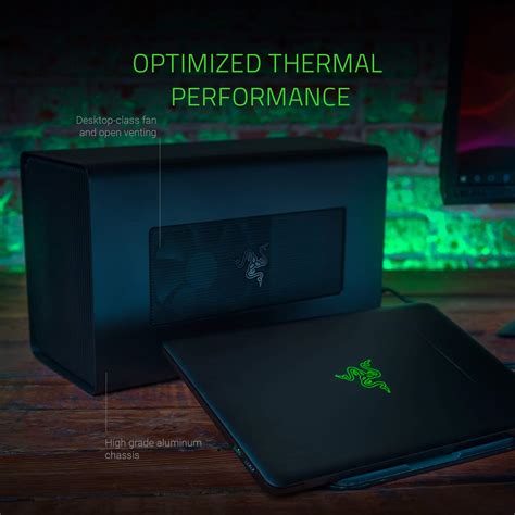 Razer Core X Chroma Aluminum External Gpu Enclosure Egpu Compatible With Windows And Macos