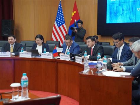 Монгол Улс АНУ ын хоорондын худалдаа хөрөнгө оруулалтын хамтарсан хуралдаан боллоо Isee Mn